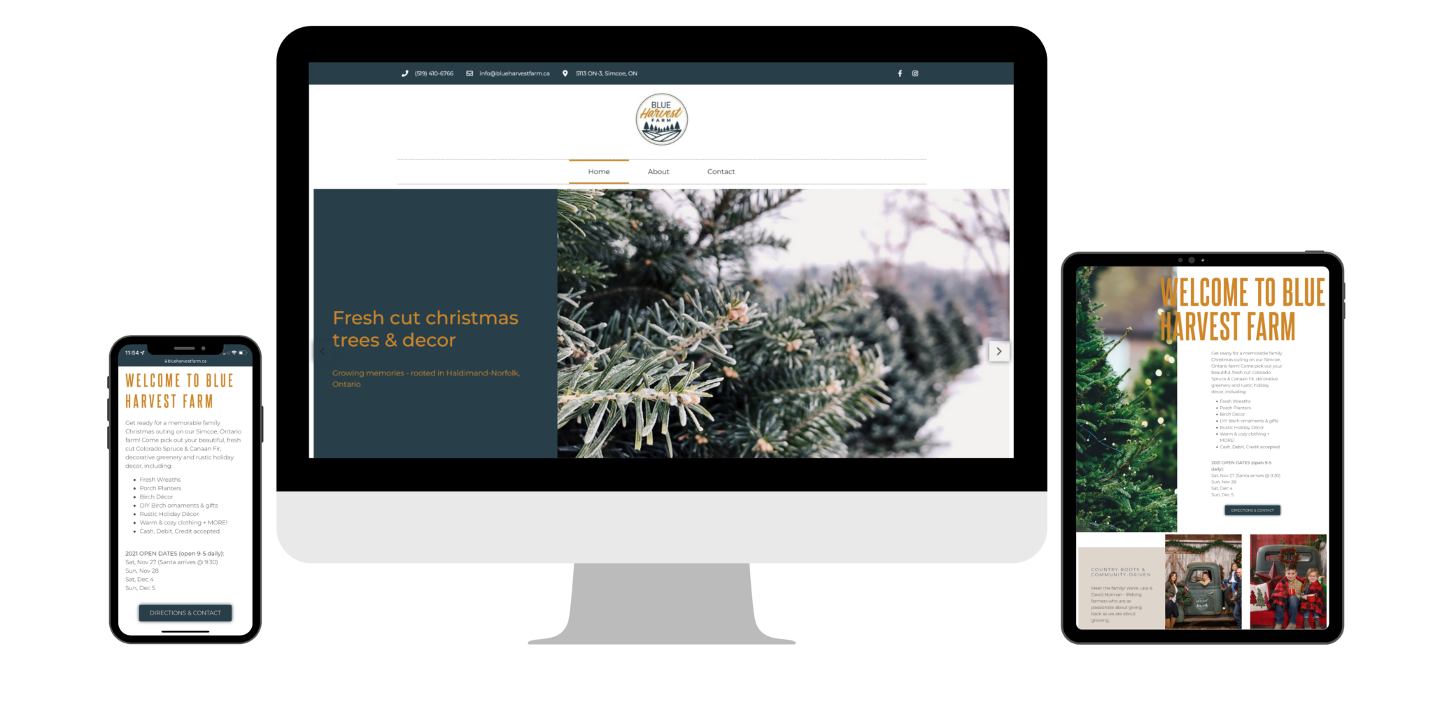 Blue Harvest Farm - Clarity Marketing & Design